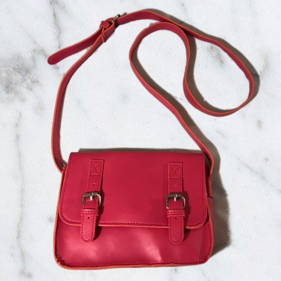 Bags | Hot Pink Crossbody Buckle Shoulder Bag Purse Nwot | Poshmark